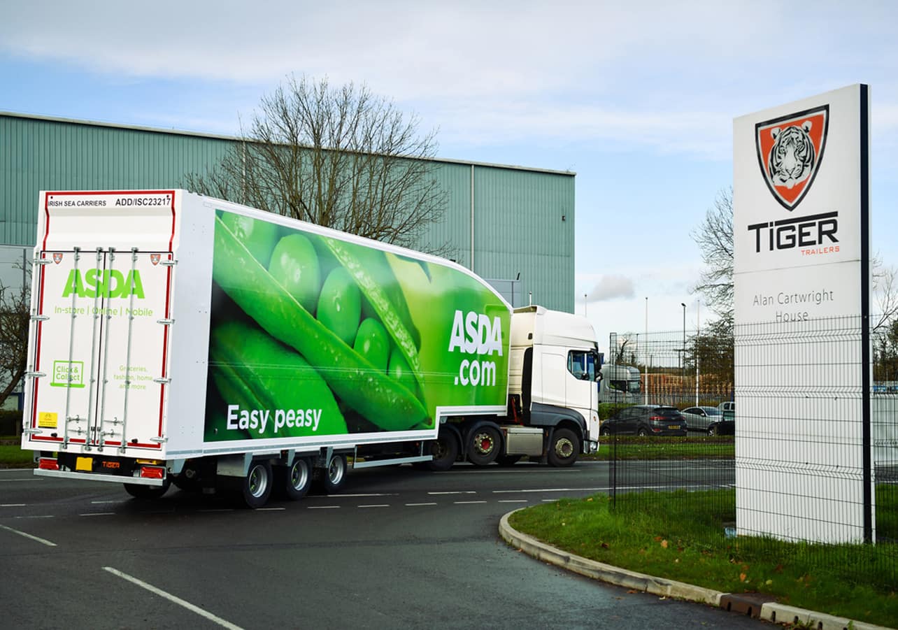 ASDA adds 167 Tiger Trailers moving decks to its fleet